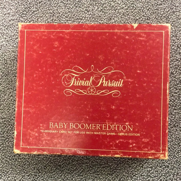 trivial pursuit | Games | Vintage Trivial Pursuit Baby Boomer Edition ...